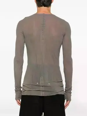 Rick Owens Ribbed-knit Long-sleeve T-shirt