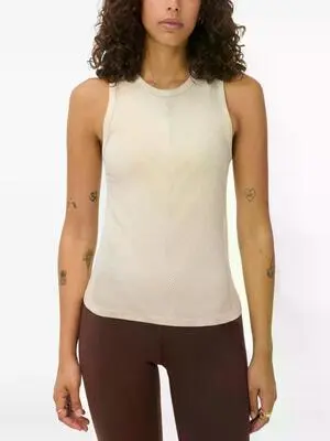 Sweaty Betty Mindful Flex Herringbone-knit Tank Top - Neutrals