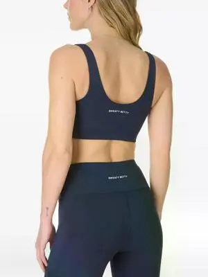 Sweaty Betty All Day Logo-print Sports Bra - Blue