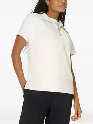 Sweaty Betty Sand Wash Quarter-zip Sleeveless Top
