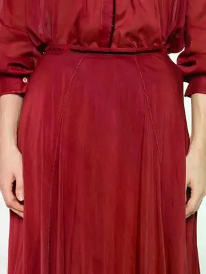 FORTE_FORTE Flared Midi Skirt