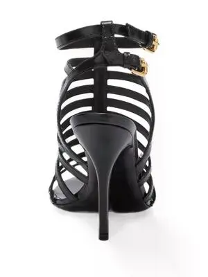 Moschino Logo-lettering Caged Sandals