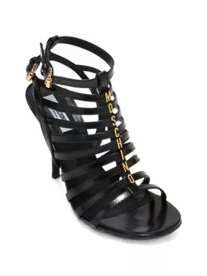 Moschino Logo-lettering Caged Sandals