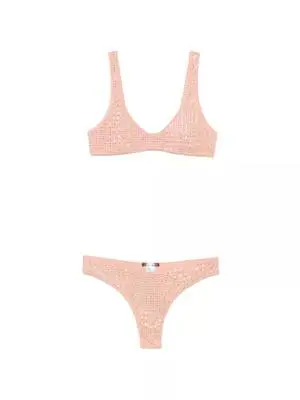 VENUJA Crystal-embellished Bikini - Pink