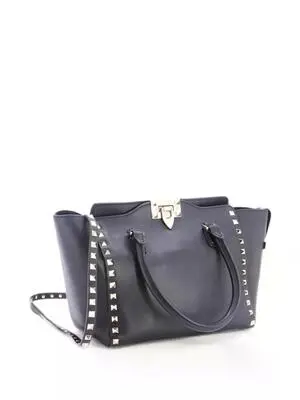 Valentino Garavani Rockstud Rigid Leather Small Tote Bag