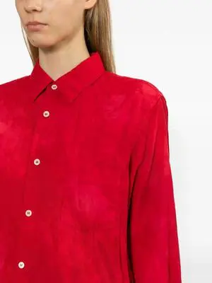 Comme Des Garçons Crease-effect Buttoned Shirt