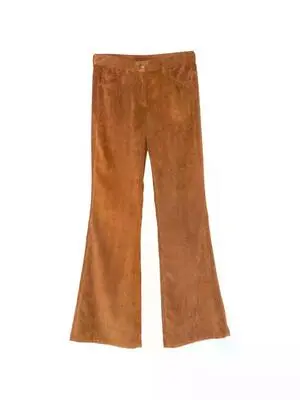 Moncler Corduroy Flared Trousers - Brown