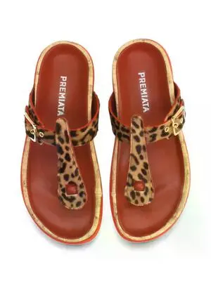 Premiata Ponyhide Thong Sandals