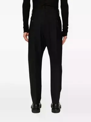 Rick Owens Astaires Pressed-crease Straight-leg Trousers