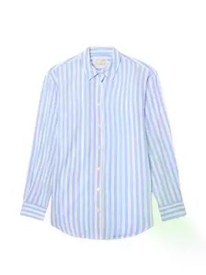 MC2 SAINT BARTH Striped Shirt - Blue