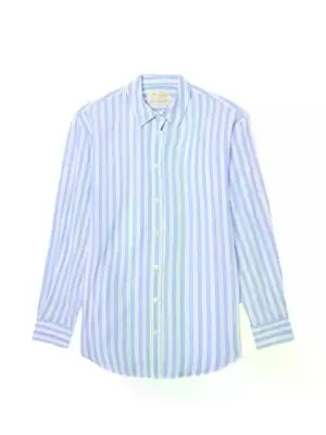 MC2 SAINT BARTH Striped Shirt - Blue