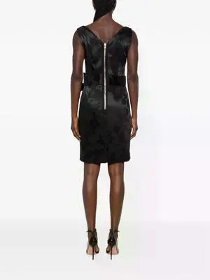Dolce & Gabbana Floral-damassé Crystal-embellished Mini Dress