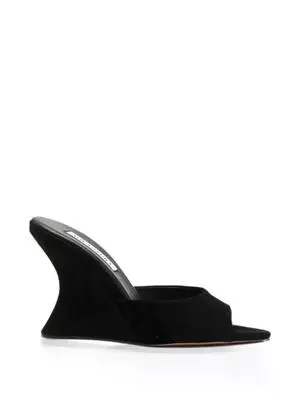 AQUAZZURA Bisous Sandals - Black