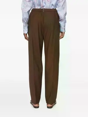 Fabiana Filippi Elasticated-waist Pressed-crease Trousers