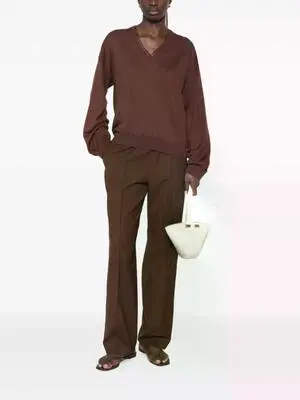 Fabiana Filippi V-neck Long Sleeve Sweater