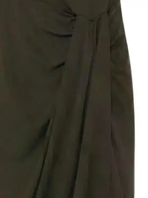 ROTATE BY BIRGER CHRISTENSEN Draped Midi Dress