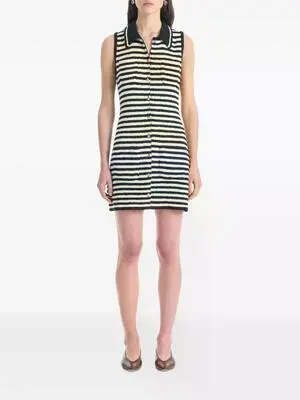Altuzarra Mamie Striped Knit Mini Dress