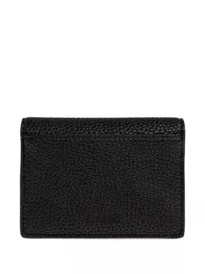 GANNI Logo-plaque Grained Wallet