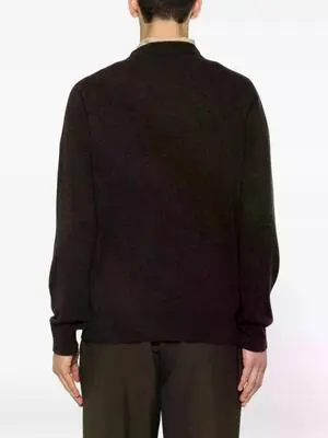 Sandro Round-collar Long-sleeve Sweater