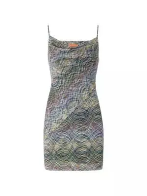 Missoni Zigzag-knit Cowl-neck Dress