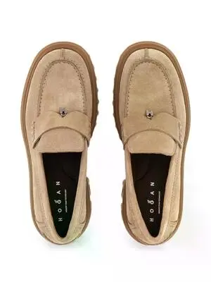 Hogan H700 Lug-sole Loafers