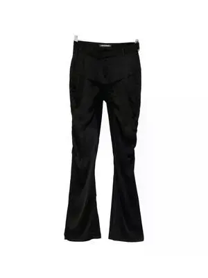 Ottolinger Satin-finish Panelled Trousers - Black