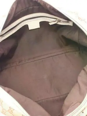 Gucci 2000s Bamboo Gg Supreme Canvas Mini Tote Bag