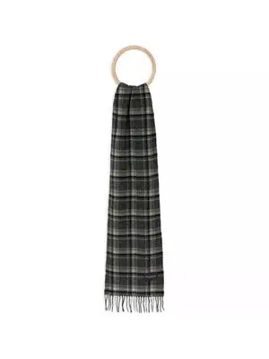 Marc O'polo Plaid Fringed Scarf - Grey