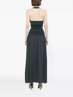 AYA MUSE Ruched Waist Maxi Dress