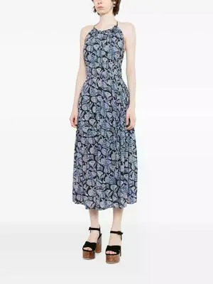 Ulla Johnson Floral-print Dress - Blue