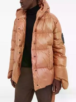 MMC STUDIO Quilted Hooded Jacket With Drawstring Detail