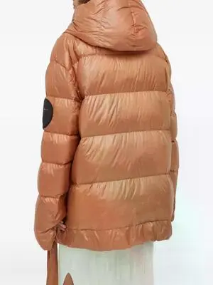 MMC STUDIO Quilted Hooded Jacket With Drawstring Detail