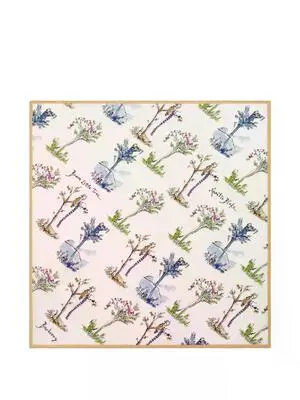 Burberry Brave Little Tree Silk Scarf