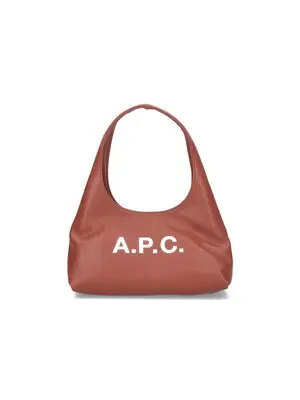 A.p.c. Small Shoulder Bag "baby Ninon - Brown