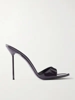 Paris Texas Lidia 105 Patent-leather Mules - Purple