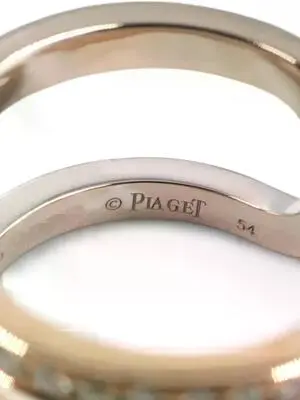 PIAGET Possession Diamond Band Ring In 18k Rose Gold And 18k White Gold
