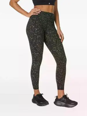 Sweaty Betty Power Gym Ditsy-print Leggings - Black