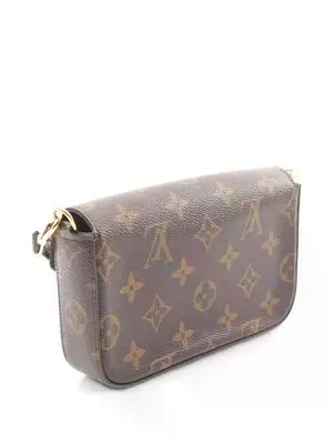 LOUIS VUITTON 2021 Felicie Strap & Go Bag Clutch Bag - Brown