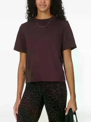Sweaty Betty Elevated Logo-embroidered T-shirt