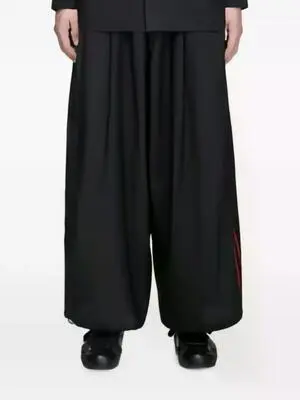 Y3 Logo Print Drawstring Waist Trousers