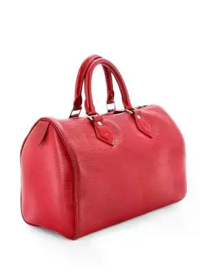 LOUIS VUITTON Speedy Handbag Epi Leather 25 Satchel