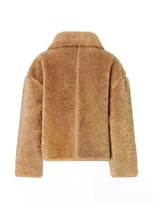 Pinko Faux-shearling Zip-up Jacket