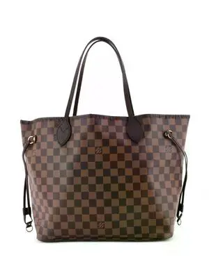 LOUIS VUITTON Neverfull Mm Damier Tote Bag - Brown
