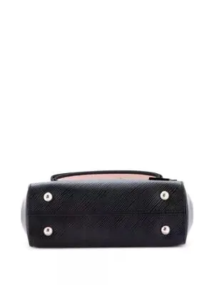 LOUIS VUITTON Cluny Top Handle Bag Epi Leather Mini Satchel - Black