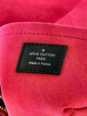 LOUIS VUITTON Cluny Top Handle Bag Epi Leather Mini Satchel - Black