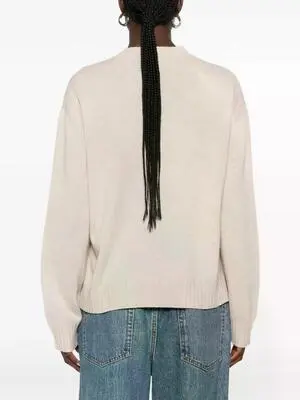 Fabiana Filippi V-neck Ribbed Trim Sweater