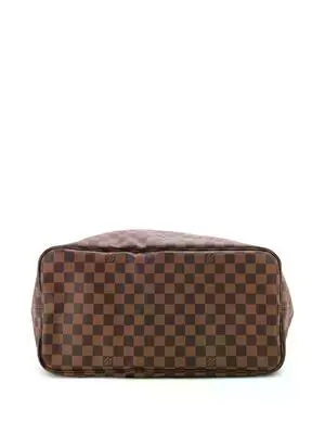 LOUIS VUITTON Damier Ebene Neverfull Gm Tote Bag - Brown
