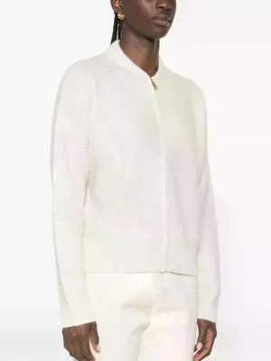 Fabiana Filippi Zip-up Waffle-knit Cardigan