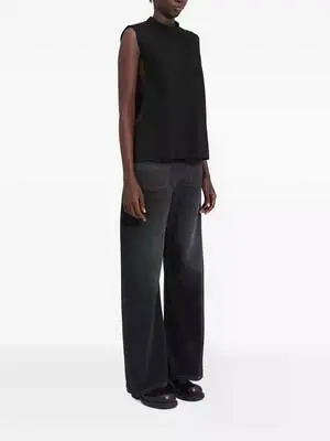 MAISON MARGIELA Cotton Jersey Sleeveless Top