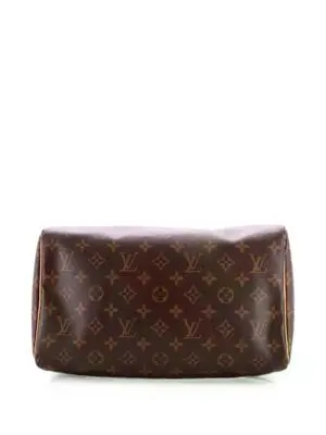 LOUIS VUITTON Speedy Handbag Monogram Canvas 30 Satchel